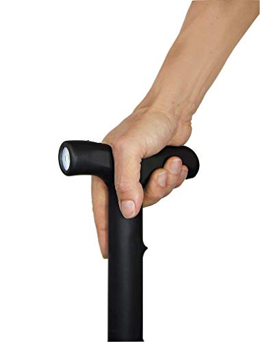 Walking Cane for men & women - Adjustable, heavy duty, 1 Million Volt Stun Device with ultra bright LED Flashlight