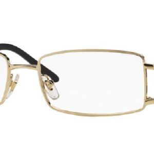 Versace VE1163M 1252 52M Pale Gold Rectangular Eyeglasses For Women+ BUNDLE With Designer iWear Eyewear Kit