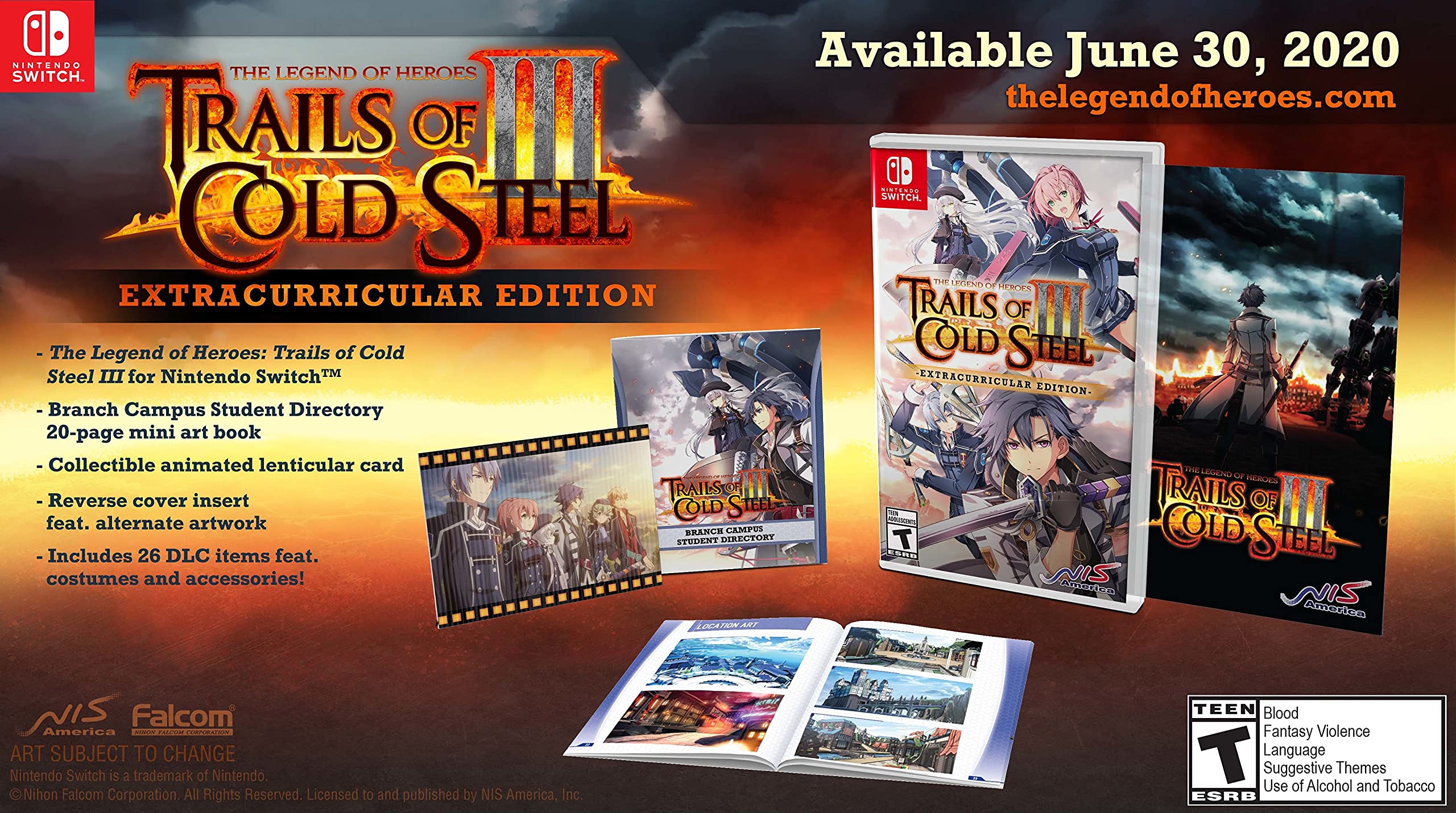 The Legend of Heroes: Trails of Cold Steel III - Extracurricular Edition - Nintendo Switch