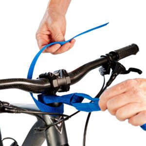 TowWhee - Quick Release - Instant Detachment for TowWhee Adventure Tow Bungees | Increases Safety for Both Bike Riders (Blue)