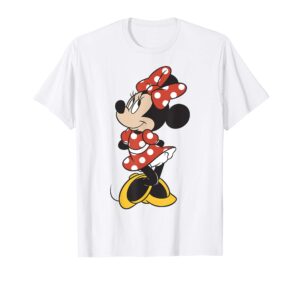 disney mickey and friends minnie mouse traditional portrait short sleeve t-shirt