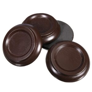 Piano Caster Cups,Piano Floor Wood Protector,Piano Caster Pads Non-Slip & Anti-Noise Foot for Piano,4 Cups