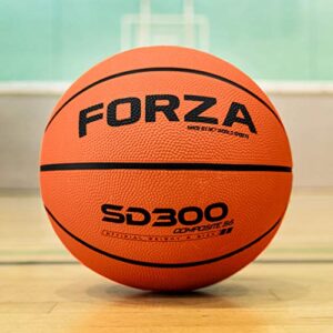 forza sd300 youth basketball | size 3, 5, 6 and 7 basketball balls (pack of 10, size 7 | green)