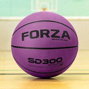 FORZA SD300 Youth Basketball | Size 3, 5, 6 and 7 Basketball Balls (Pack of 10, Size 7 | Green)