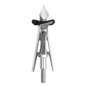 sik sk2 cb 2-blade expandable crossbow broadhead with fliteloc technology, black flc, one size