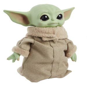 Mattel Star Wars Grogu Plush Toy, Character Figure with Soft Body. Inspired by Star Wars The Mandalorian, 11-inch