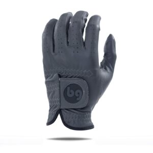 bg bender golf glove | wear on left | (gray, mens ml)