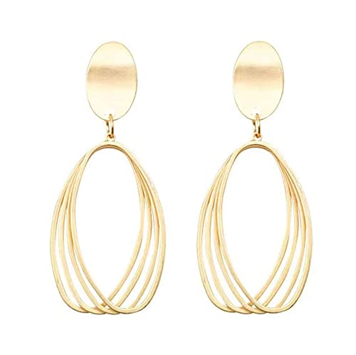 Gold Dangle Earrings Hypoallergenic Earrings Gold Statement Earrings Gold Teardop Earrings Gold Earrings For Women