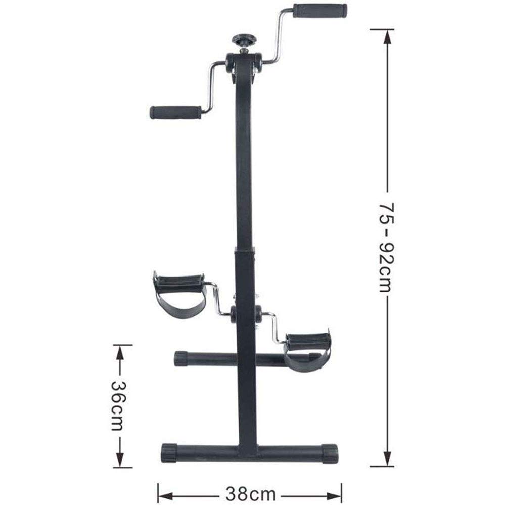 SRSGF Medical Pedal Exerciser,Exercise Bike Stationary, Adjustable Fitness Rehab Equipment for Seniors, Elderly Legs and Arms Workout,with LCD Monitor