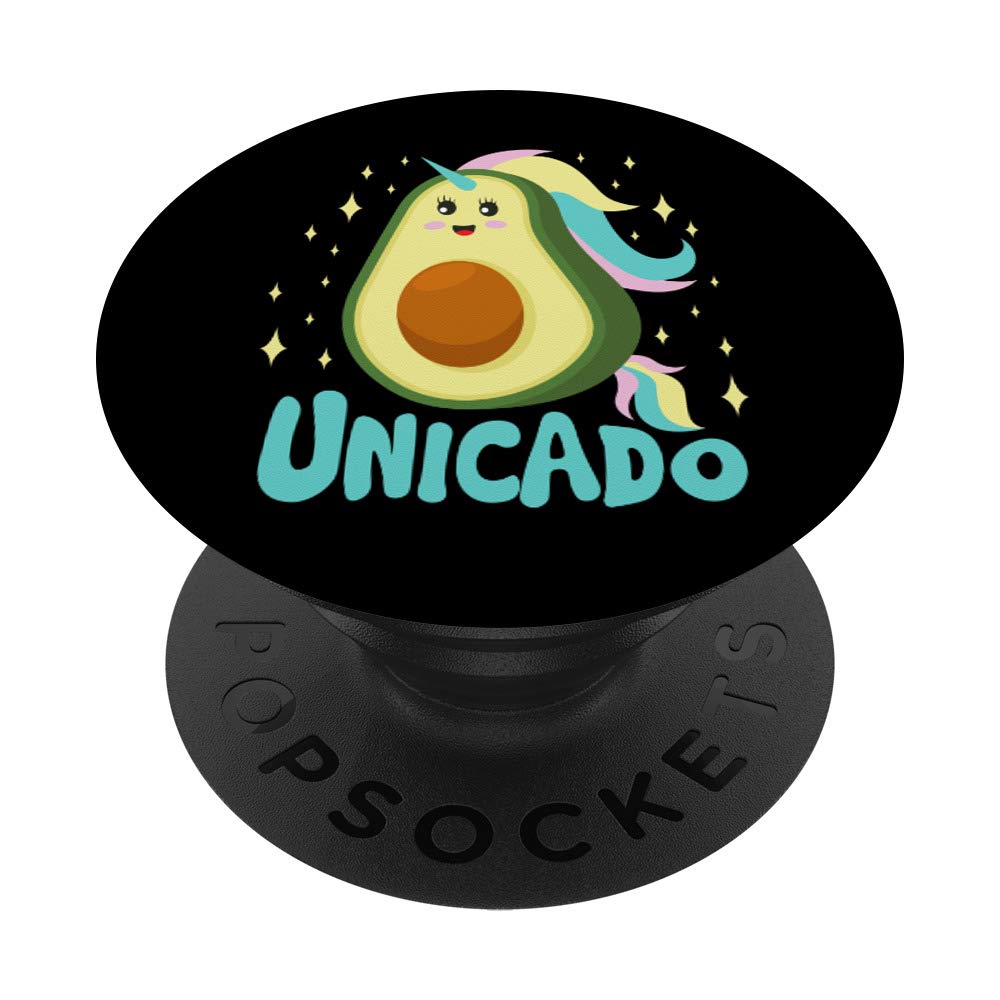 Uni Cado Unicorn Avocado Unicado Gift PopSockets PopGrip: Swappable Grip for Phones & Tablets