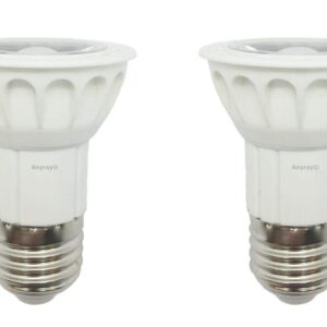 Anyray (2)-LED 5W Bulbs Replacement for Range Hood Halogen Light Bulbs AP3203068 WB08X10028 50W 120V