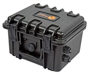 elephant b35d2 waterproof battery case enclosure with dual 2 pin connectors for 12v 35ah / 20ah batteries