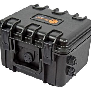 Elephant B35D2 Waterproof Battery Case Enclosure with Dual 2 pin connectors for 12V 35Ah / 20Ah Batteries