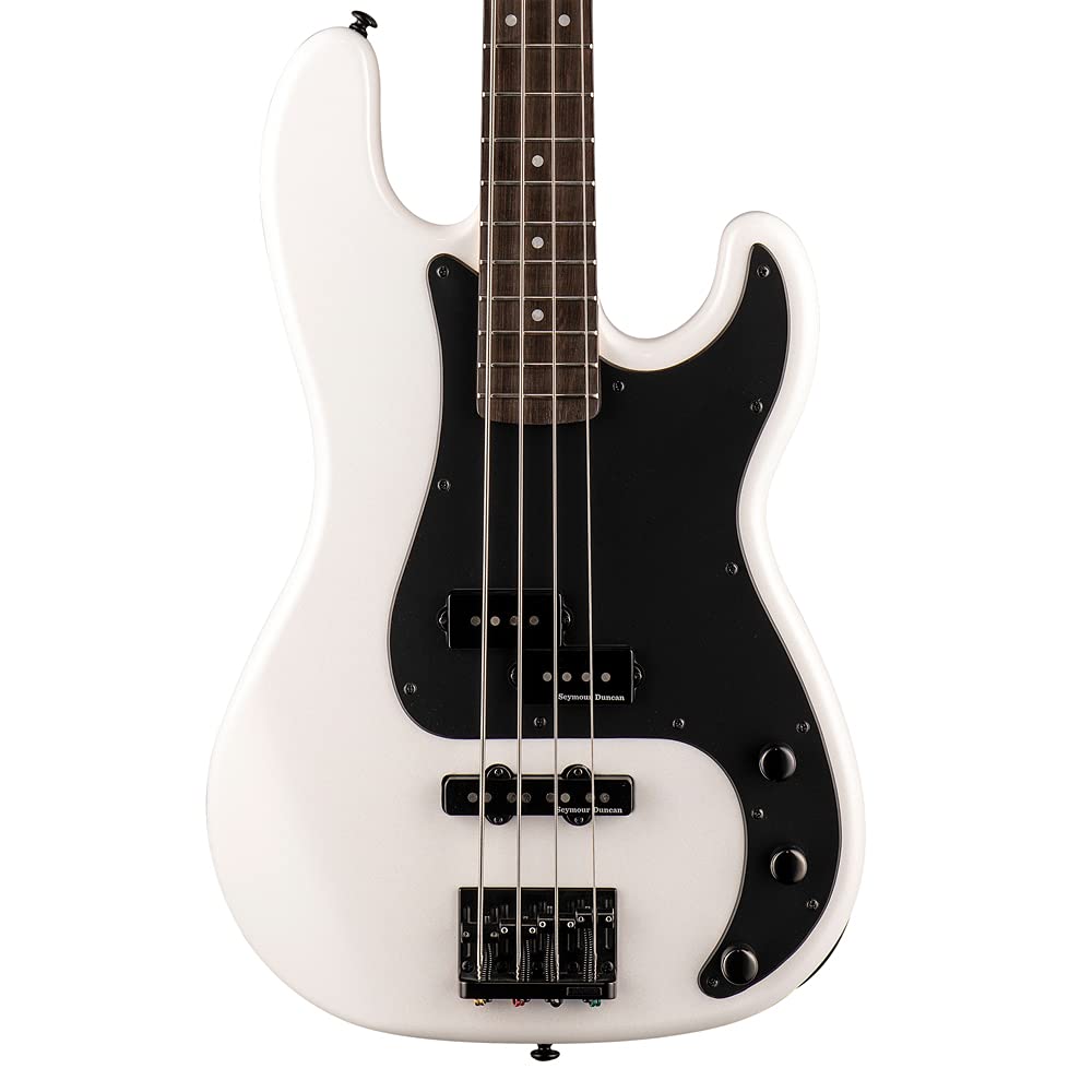 ESP 4 String LTD Surveryor ’87 Bass, Pearl White, Right, (LSURVEYOR87PW)