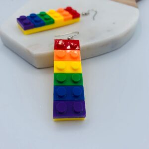 Mall of Style Pride Jewelry for Women - Rainbow Pride Earrings - Gay Earrings - Gay Rainbow Earring for Men (Pride Earrings)