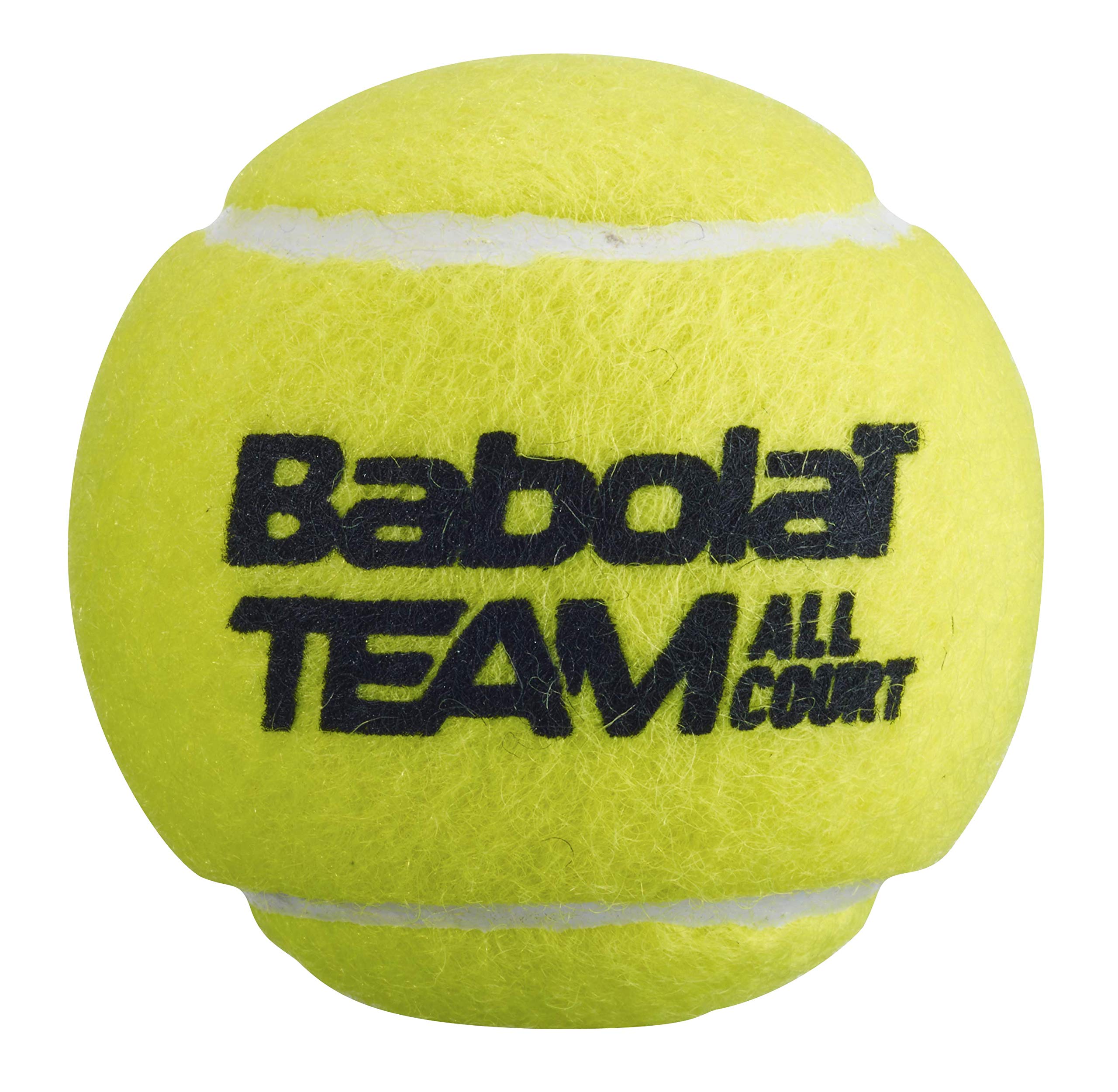 Babolat Team All Court x 4 Balls, Unisex, Adults, Yellow (Black), One Size