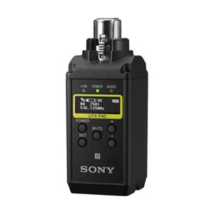 sony utx-p40 wireless plug-on transmitter, 14uc: 470 to 542mhz