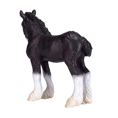 MOJO Shire Foal Realistic Equestrian Horse Club Hand Painted Toy Figurine