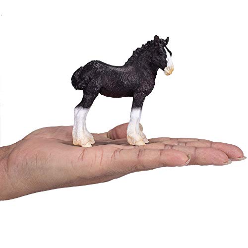 MOJO Shire Foal Realistic Equestrian Horse Club Hand Painted Toy Figurine