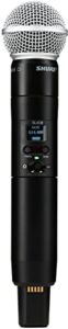 shure slxd2/sm58 wireless handheld microphone transmitter with sm58 capsule (receiver sold separately)