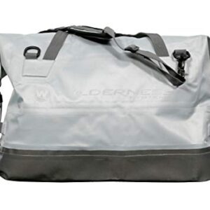 Wilderness Systems Escape Wet/Dry Duffle Bag | Kayak Drybag with Separate Wet and Dry Storage | Waterproof Zipper and Compression Straps | 45L, Grey (8070246)