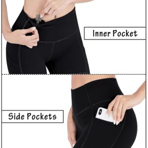 Heathyoga Biker Shorts Women High Waist Yoga Shorts for Women Workout Shorts with Pockets Athletic Shorts Gym Shorts