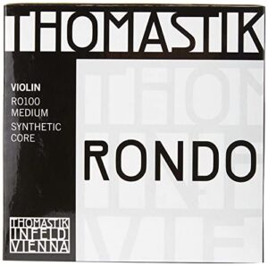 thomastik violin string rondo (ro01, ro02, ro03a, ro04, 4) set of 4 types, medium tension ro100