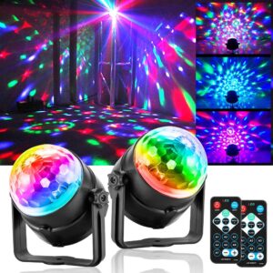 disco lights party lights qingers dj stage light 7 colors sound activated for christmas ktv club lights romantic decoration 2pcs