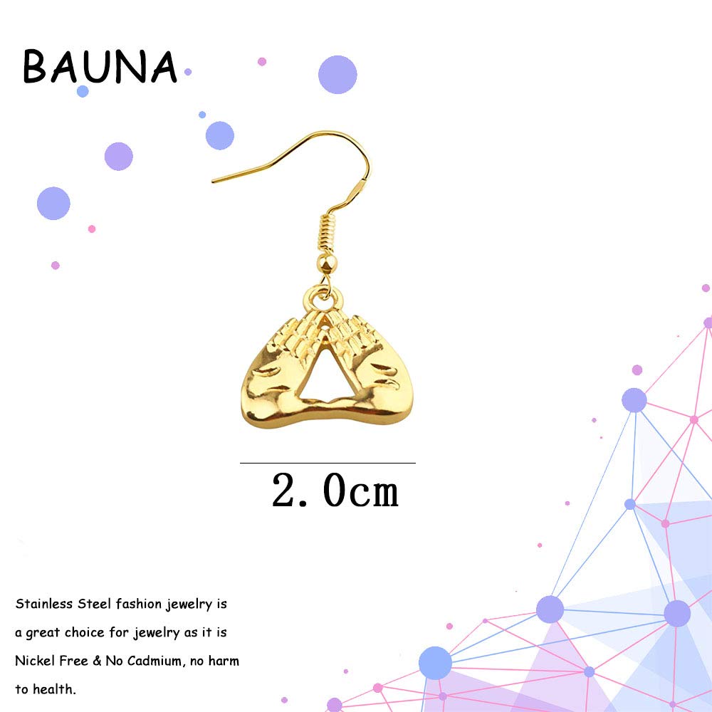 BAUNA Sorority Gifts for Women Sigma Theta Sorority Sisterhood Gift My My Sister Charm Expandable Bangle Greek Sorority Jewelry (Earrings)