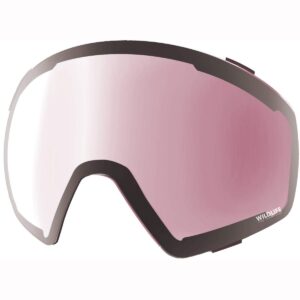 vonzipper skylab adult replacement lens snow goggles accessories - wildlife rose silver chrome/one size