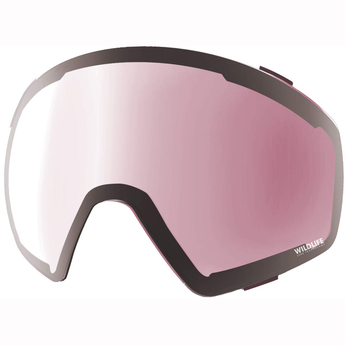 VonZipper Skylab Adult Replacement Lens Snow Goggles Accessories - Wildlife Rose Silver Chrome/One Size