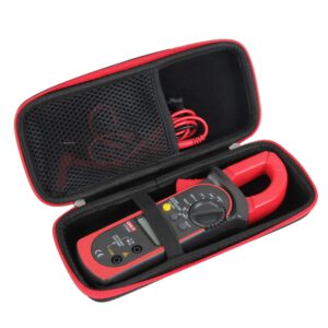 hermitshell hard travel case fits etekcity msr-c600/astroai/uni-t ut202a auto-ranging multimeters ac/dc voltmeter ammeter