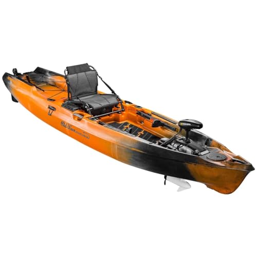 Old Town Sportsman AutoPilot 136 Motorized Fishing Kayak with Minn Kota Trolling Motor (Ember Camo)