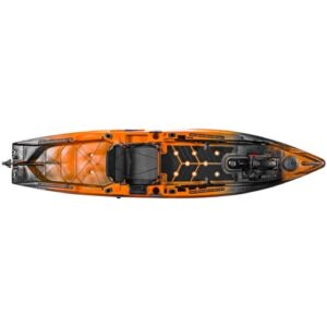 Old Town Sportsman AutoPilot 136 Motorized Fishing Kayak with Minn Kota Trolling Motor (Ember Camo)