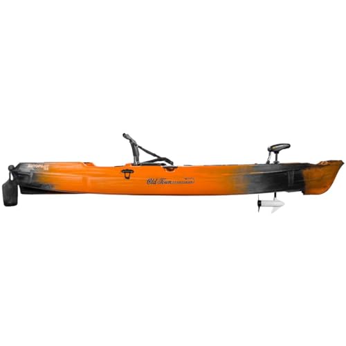 Old Town Sportsman AutoPilot 136 Motorized Fishing Kayak with Minn Kota Trolling Motor (Ember Camo)