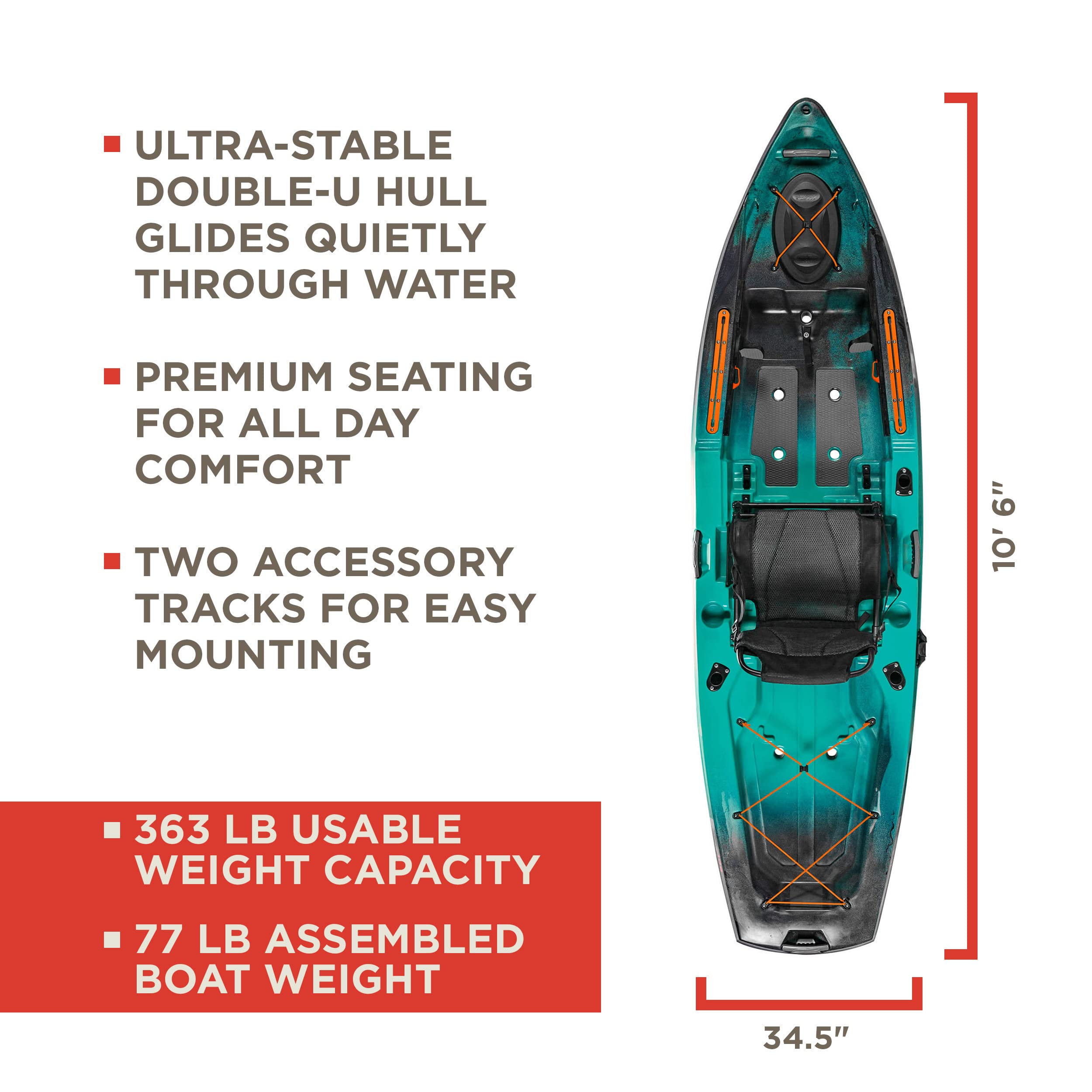 Old Town Sportsman 106 Fishing Kayak (Photic Camo)