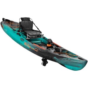 old town sportsman salty pdl 120 pedal fishing kayak (photic camo)