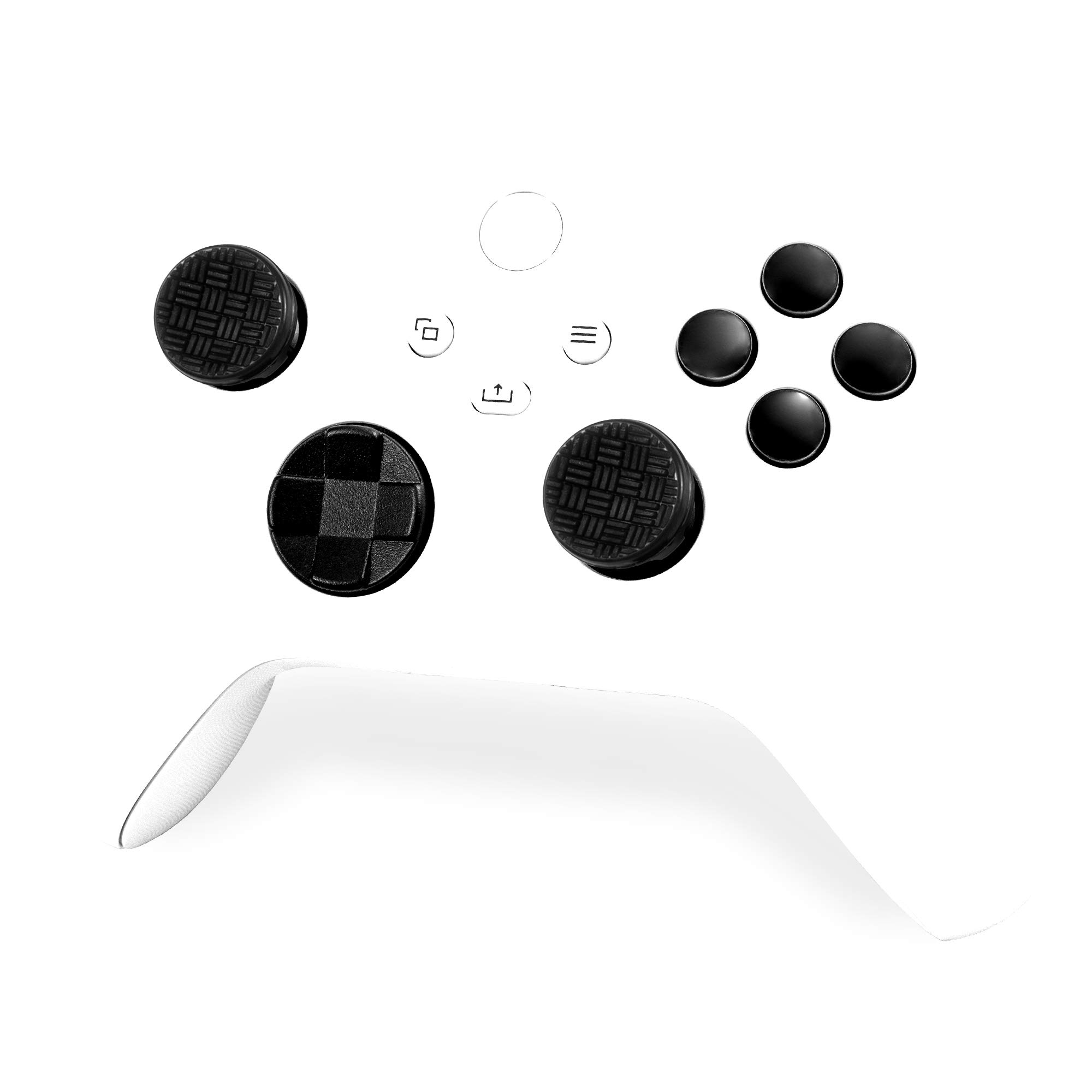 KontrolFreek Omni for Xbox One and Xbox Series X Controller | 2 Performance Thumbsticks | 2 Low-Rise Concave | Black