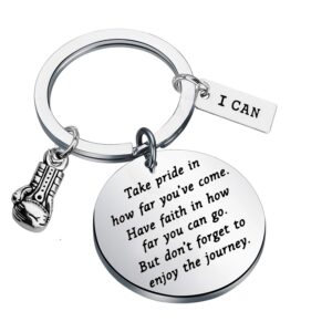 boxing keychain gift boxing gloves keychain boxer fan gift inspiration gifts for boxers boxing coach take pride in how far you have come (boxing keychain)