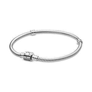 pandora moments barrel clasp snake bracelet