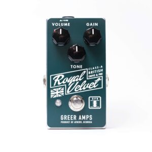 greer amps royal velvet overdrive guitar effects pedal