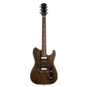 godin radium electric guitar - carbon black rn