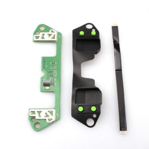 gametown rear button circuit module board paddles p1 p2 p3 p4 pcb switch board silicone rubber conductive pad with ribbon cable for xbox one elite wireless controller 1698