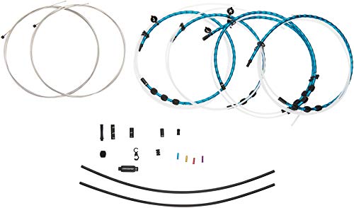 Jagwire 2X Elite Link Shift Kit Adult Unisex Shifters and Cables, Blue, One Size