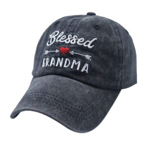 waldeal blessed grandma baseball cap for women, vintage adjustable dad hat