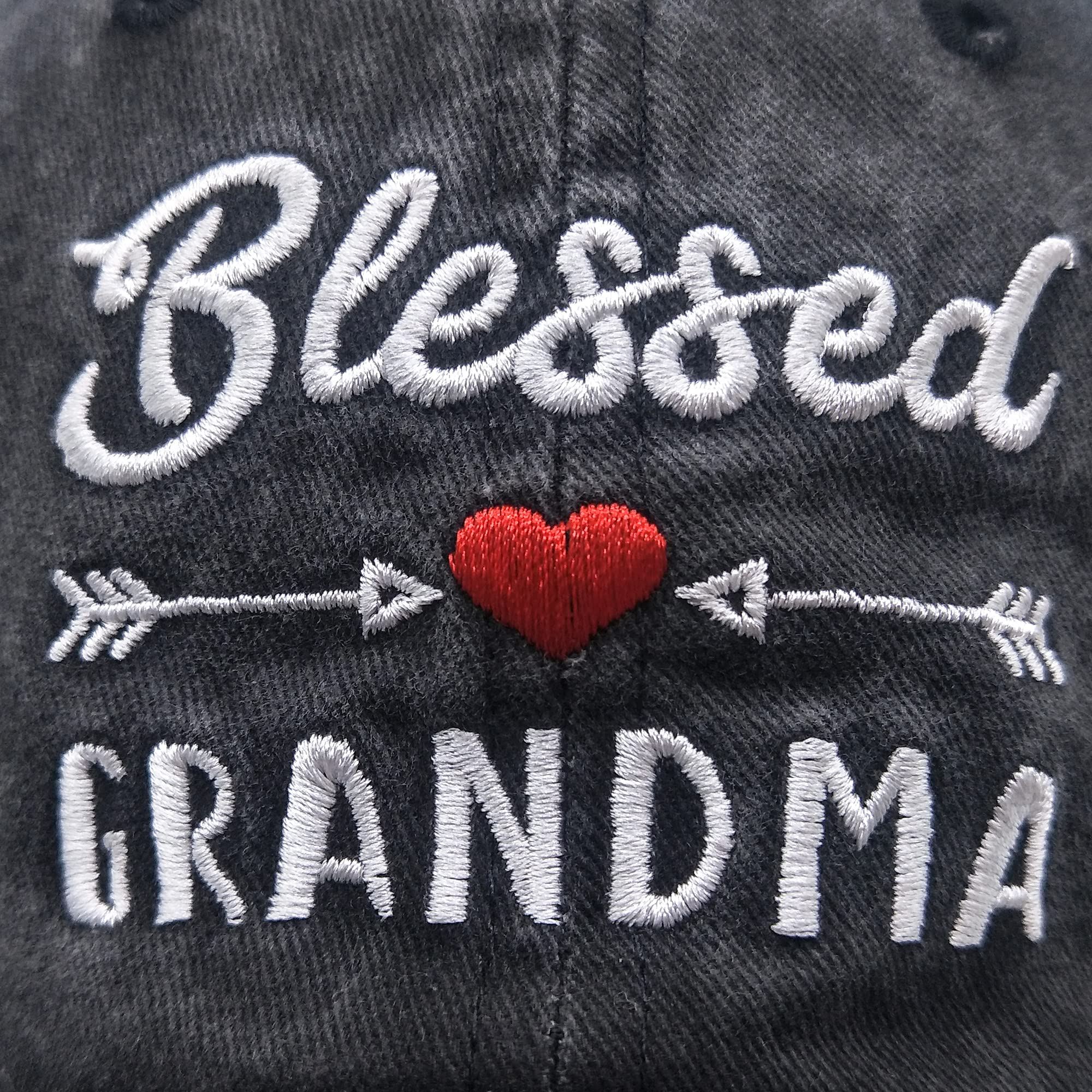 Waldeal Blessed Grandma Baseball Cap for Women, Vintage Adjustable Dad Hat