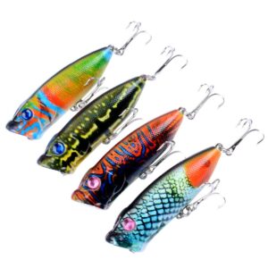 BESPORTBLE 4 Pcs Fishing Spinners and Lures trolling Spoons Lures Sinking Fishing Baits Metal Cooking Spoon Sinking Lure Lifelike Lure Metal Spoon Life-Like Swimbaits to Rotate Lure Bait bass