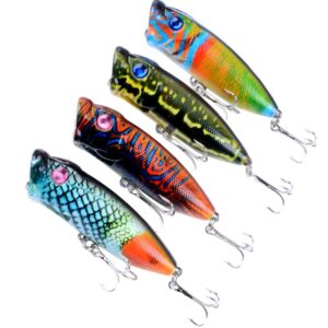 BESPORTBLE 4 Pcs Fishing Spinners and Lures trolling Spoons Lures Sinking Fishing Baits Metal Cooking Spoon Sinking Lure Lifelike Lure Metal Spoon Life-Like Swimbaits to Rotate Lure Bait bass