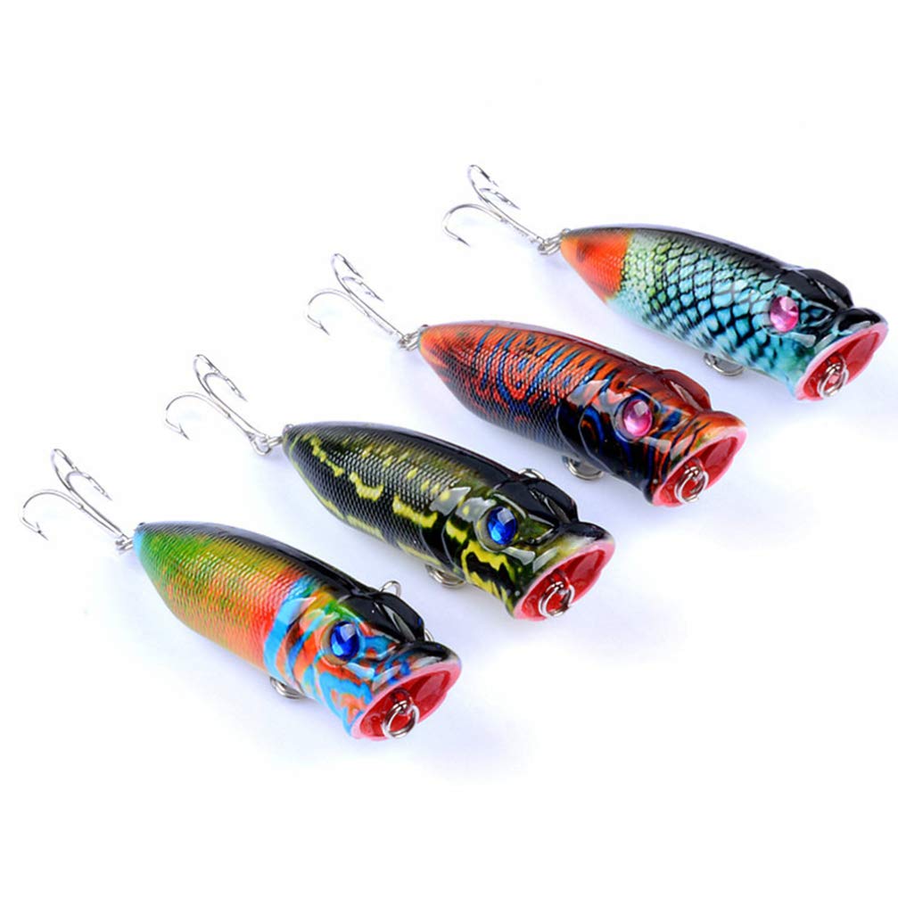 BESPORTBLE 4 Pcs Fishing Spinners and Lures trolling Spoons Lures Sinking Fishing Baits Metal Cooking Spoon Sinking Lure Lifelike Lure Metal Spoon Life-Like Swimbaits to Rotate Lure Bait bass