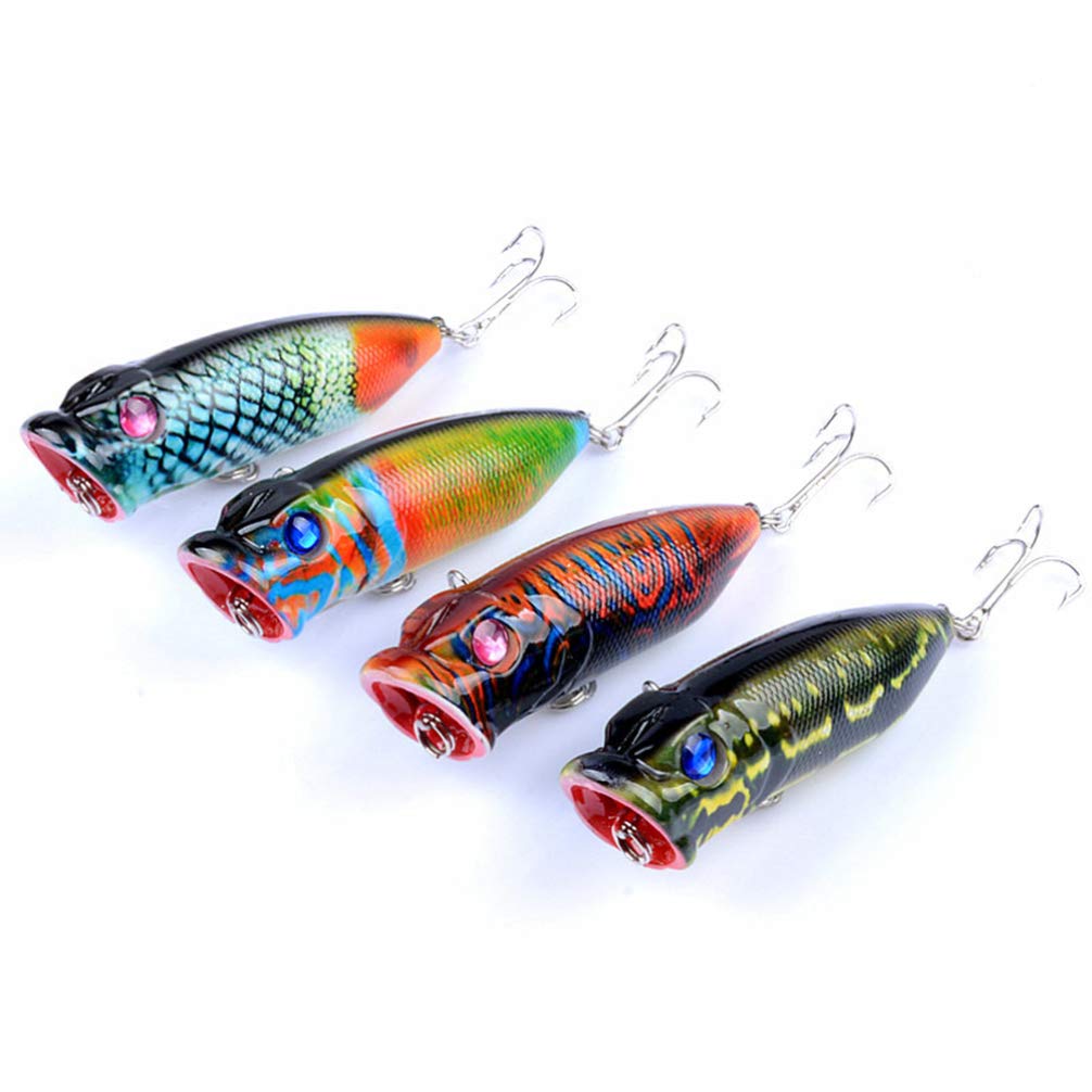 BESPORTBLE 4 Pcs Fishing Spinners and Lures trolling Spoons Lures Sinking Fishing Baits Metal Cooking Spoon Sinking Lure Lifelike Lure Metal Spoon Life-Like Swimbaits to Rotate Lure Bait bass